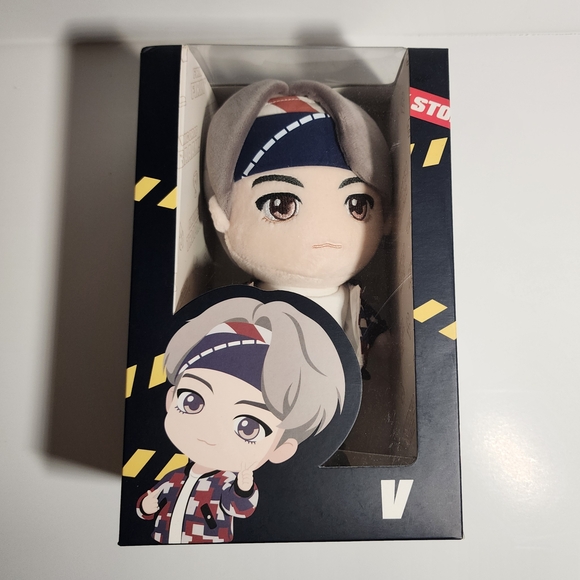 Bts | Toys | Bts V Tiny Tan Character Plush Toy In Box | Poshmark
